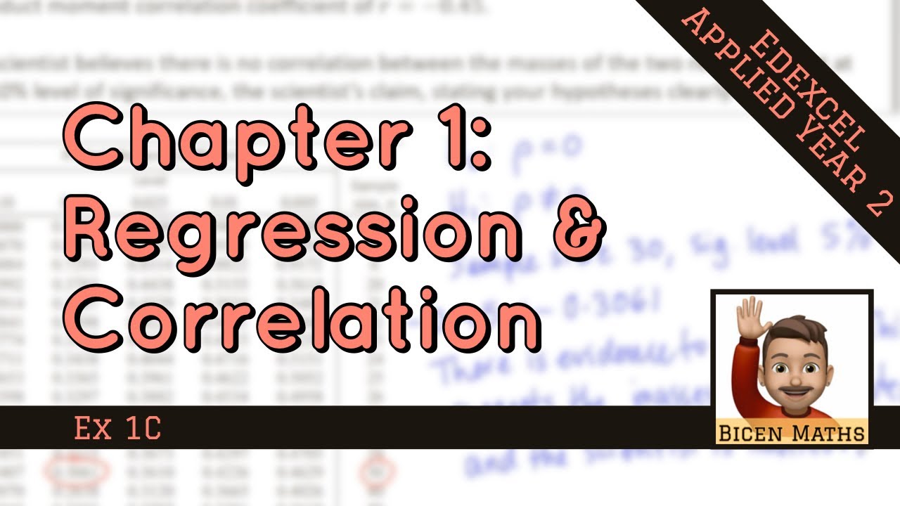 Regression & Correlation 4 • Hypothesis Tests • Stats2 Ex1C • 🎲