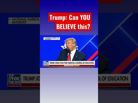 Trump: They took parents’ rights away! #shorts