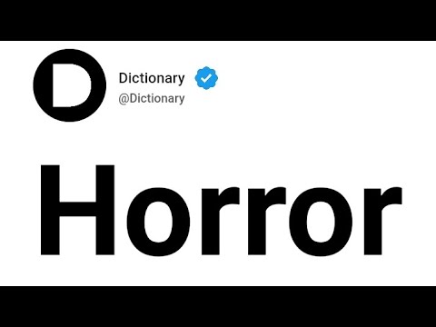 Horror Meaning In English