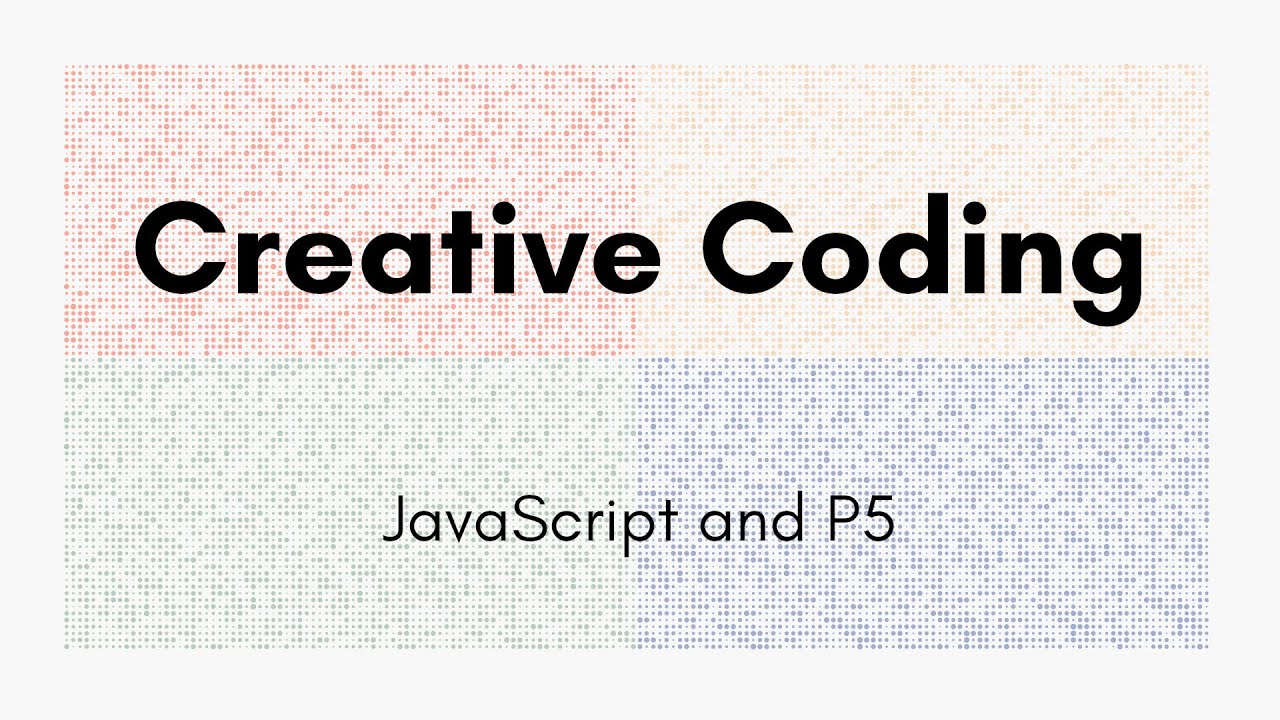 Creative Coding Time Lapse | Dots | JavaScript, p5.js