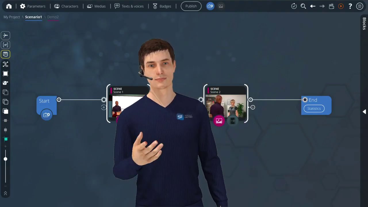 First Step : How to publish from VTS Editor