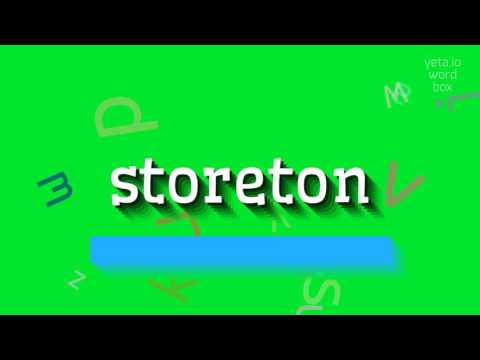STORETON - HOW TO SAY STORETON?