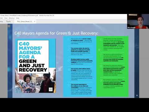 The Great Reset: Cities Post Covid 19 with Alice Charles, World Economic Forum