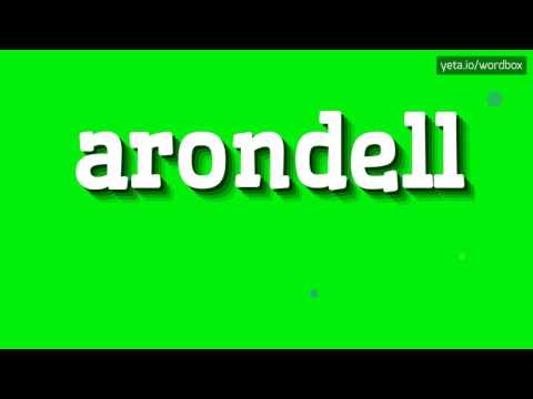 ARONDELL - HOW TO PRONOUNCE IT!?