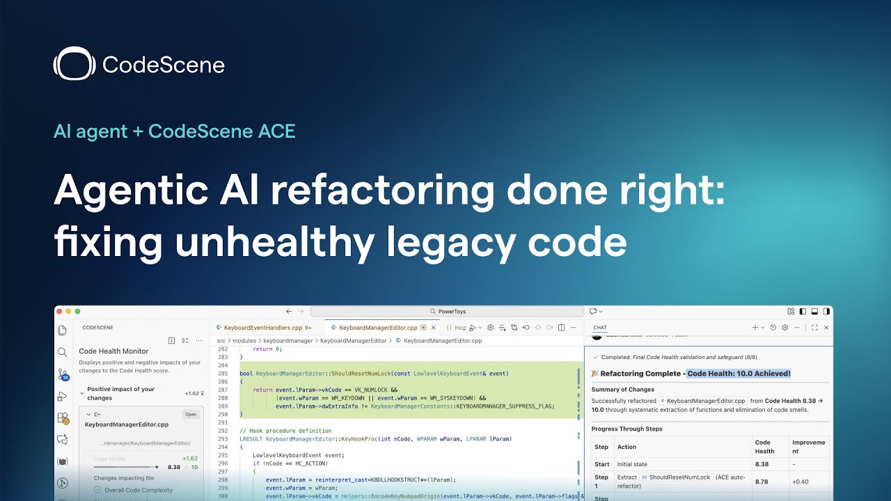 Agentic AI refactoring done right: fixing unhealthy legacy code