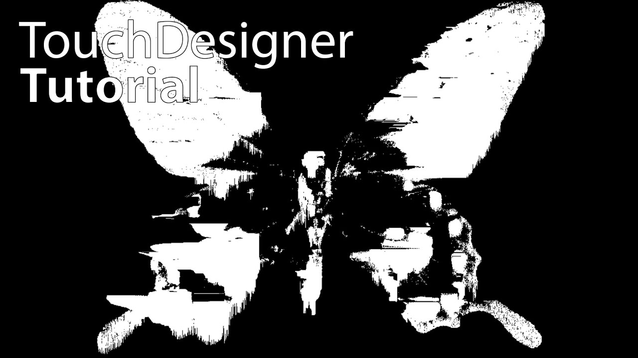 image painting effect - TouchDesigner tutorial