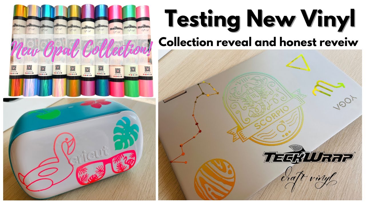 CRAFT VINYL REVIEW | NEW OPAL COLLECTION 2022 | TECKWRAP CRAFT