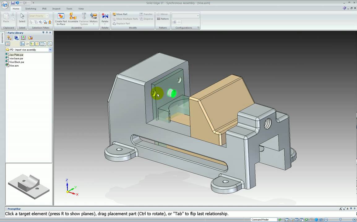 Solid Edge - building assembly