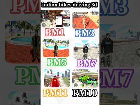 Top 6 Secret ???? Cheat Code in Indian bike driving 3d I New Characters RGS TOOl ???? #gta #gta5 #shorts