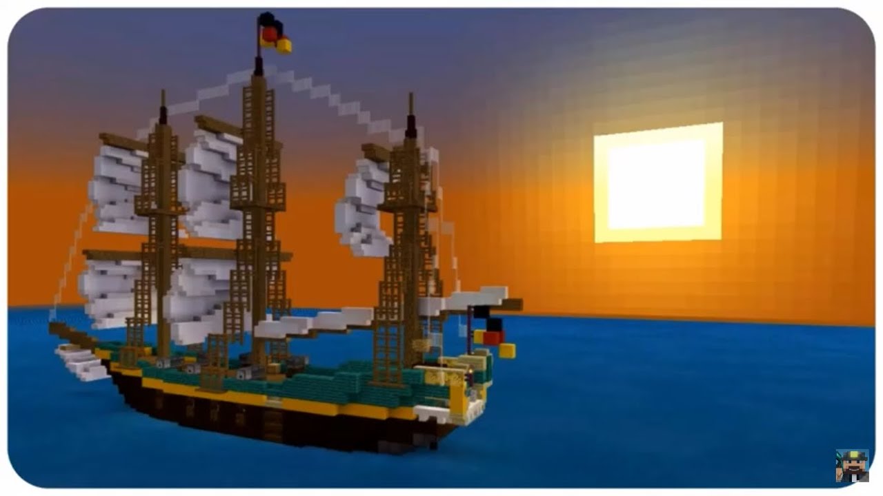 Minecraft Pirate Ship Tutorial
