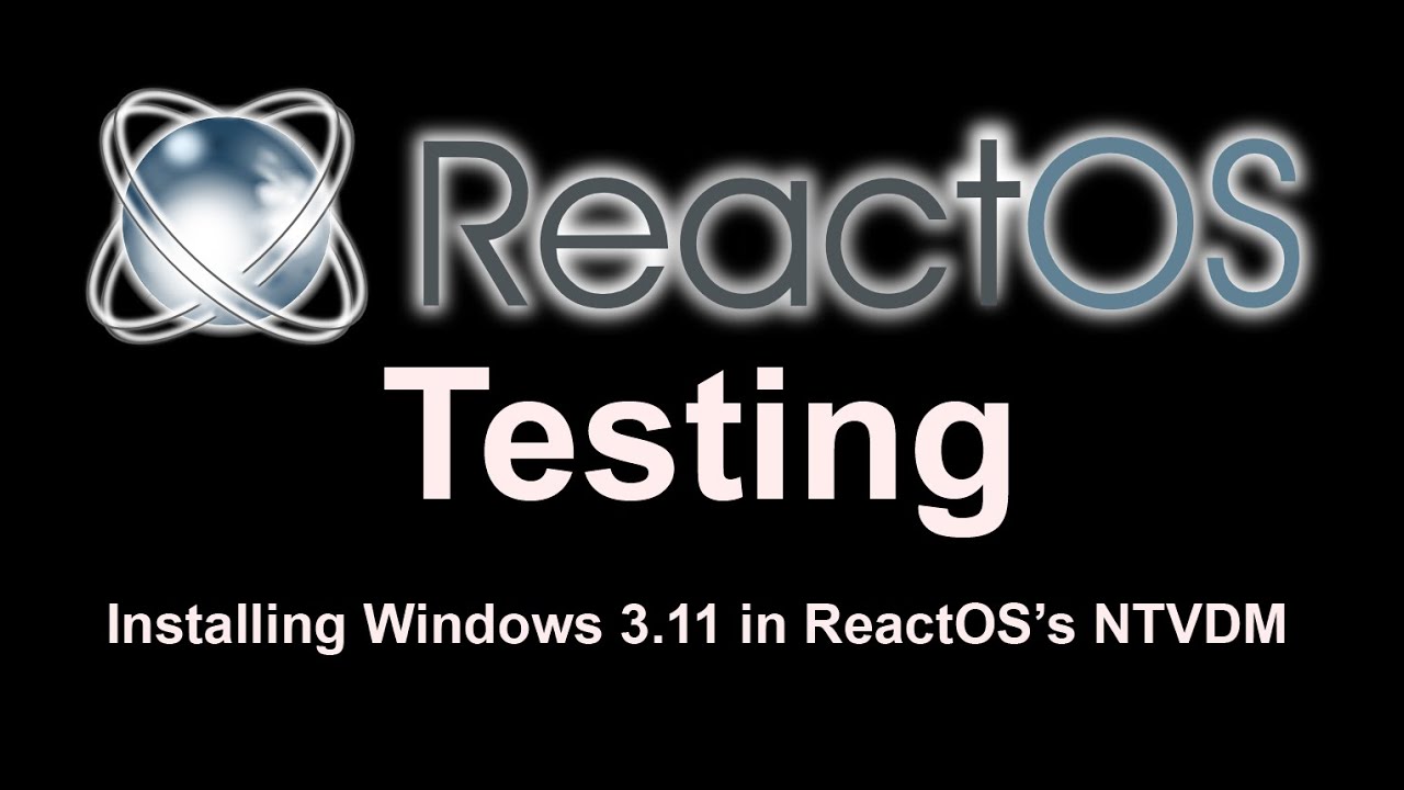 Installing Windows 3.11 in ReactOS