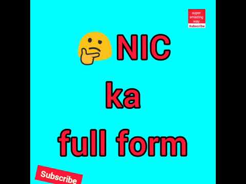 NIC ka full form kya hai??🤔 #shorts #nic #superamazingway #fullform #gk NIC ka full form in english