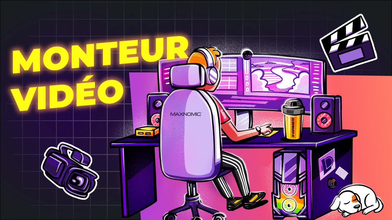 Monteur vidéo : fiche métier avec les missions, études, salaire