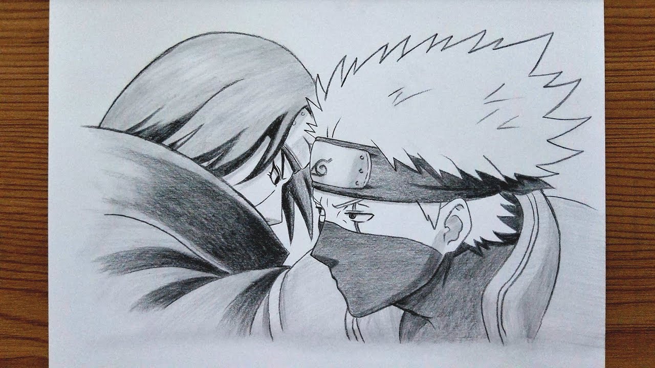 How To Draw Itachi vs Kakashi || Easy Pencil Anime Drawing Tutorial