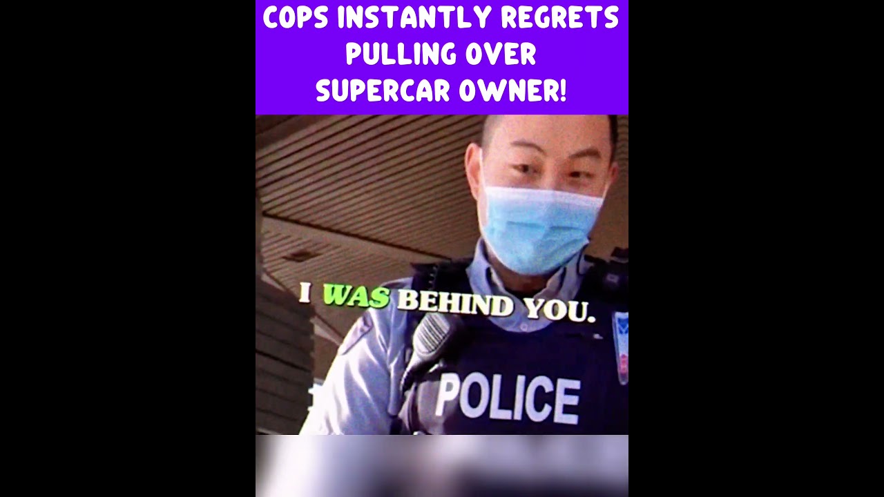 Cops Instantly Regrets Pulling Over Supercar Owner!
