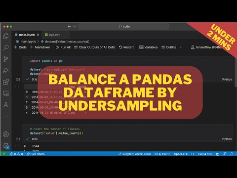 Undersampling to balance a Deep learning Dataset.