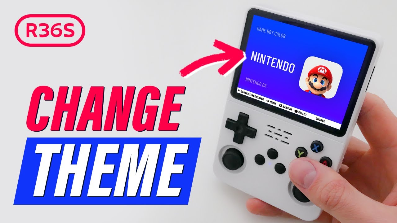 How to change theme on R36S console | CUSTOMIZE DESIGN THEME IN ARKOS