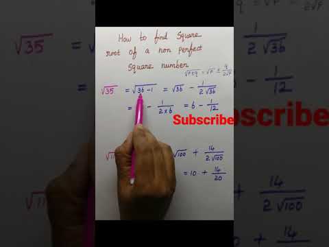 How to find square root of a non perfect square number