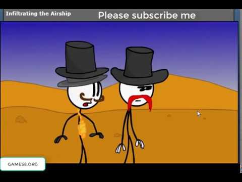 Friv Games Infiltrating the Airship Free online - Stick Games - Kim Jenny 100