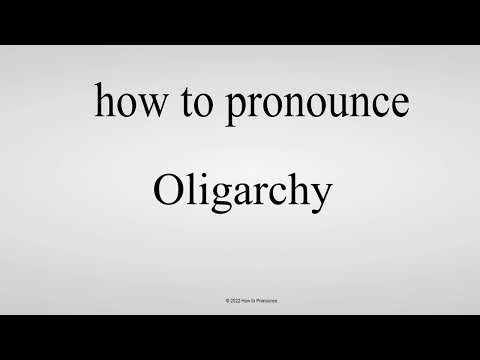 How to pronounce Oligarchy (CORRECTLY)