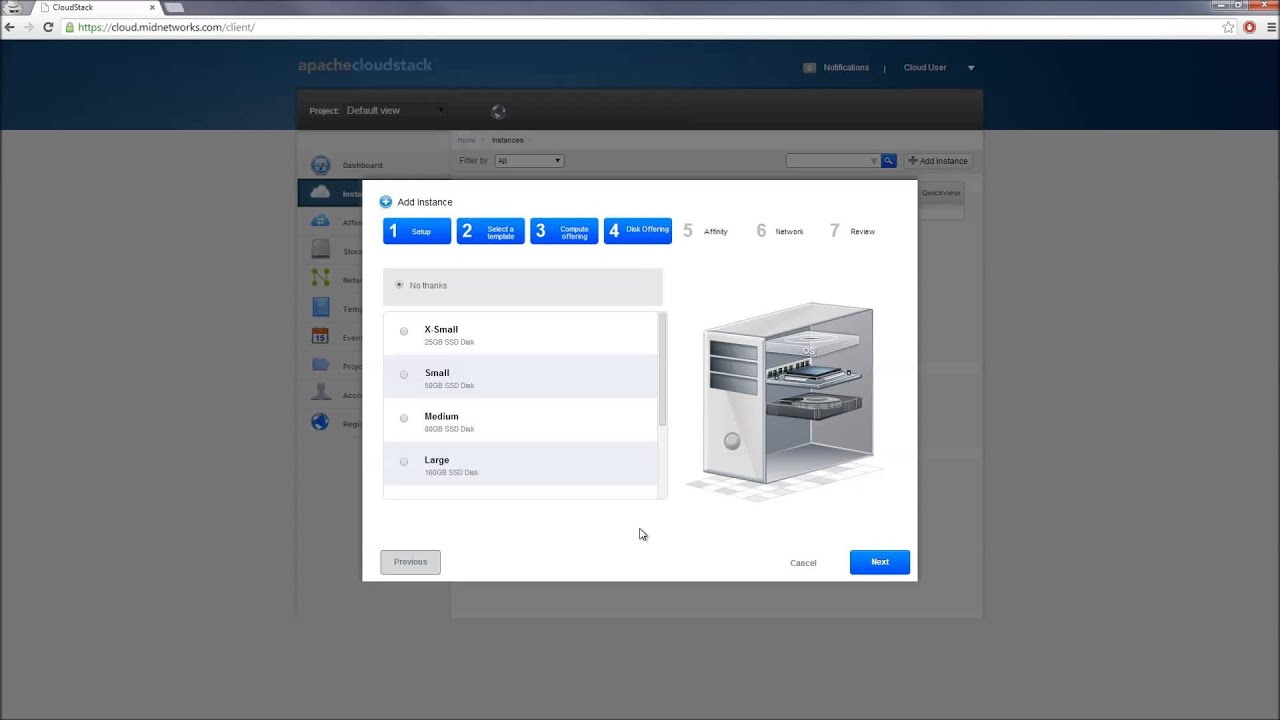 Deploying Virtual Machines Using CloudStack 4.3