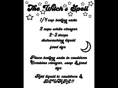 Witch Spell Science Experiment!