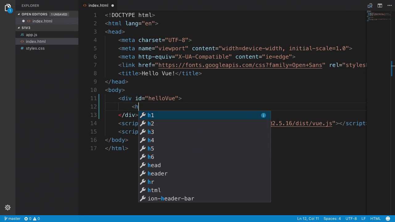 Hello Vue.js | How To Set Up A Vue.js App