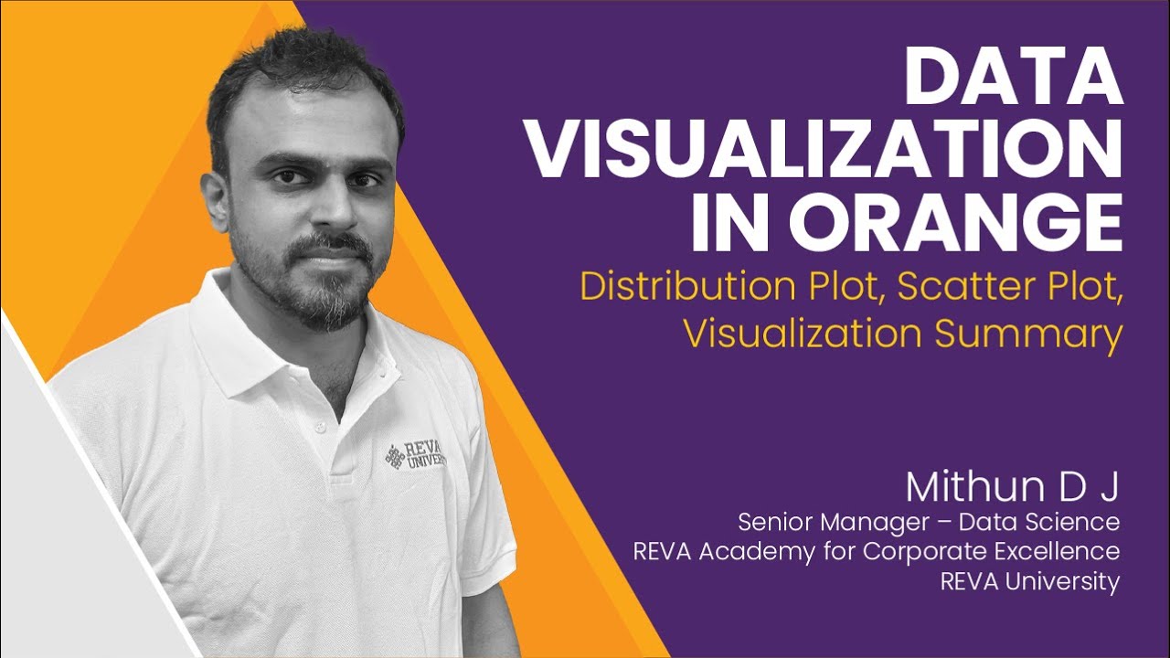 Data visualization in Orange | Distribution Plot, Scatter Plot, Visualization Summary | RACE | REVA