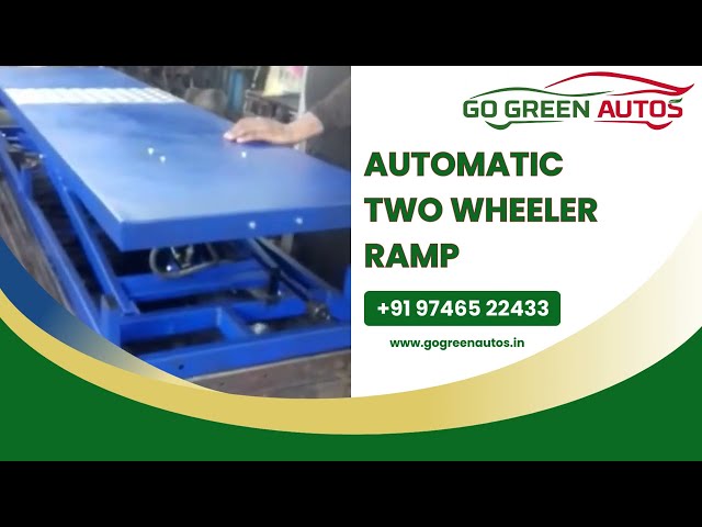Two Wheeler Ramp for Washing - Bullet Hydraulic Ramp Trader ...
