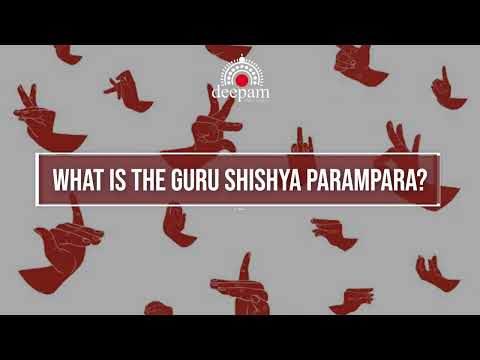 What is the Guru Shishya Parampara?