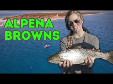 Catching Browns and Lake Trout in Alpena's Amazing Waters