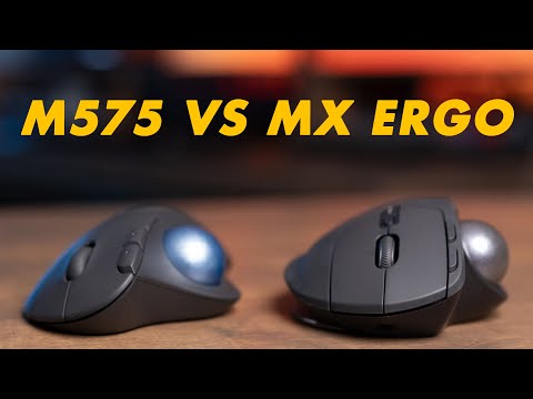 Logitech Ergo M575 vs MX Ergo Wireless Trackball Mouse Comparison