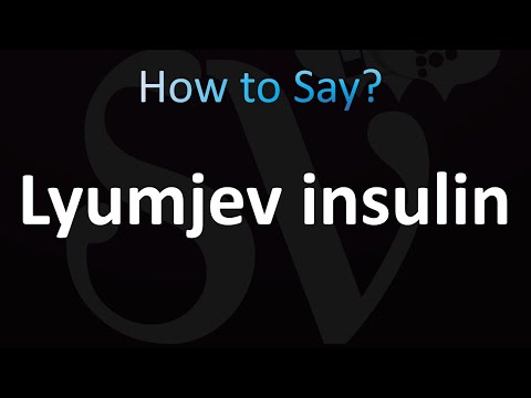 How to Pronounce Lyumjev insulin (CORRECTLY!)