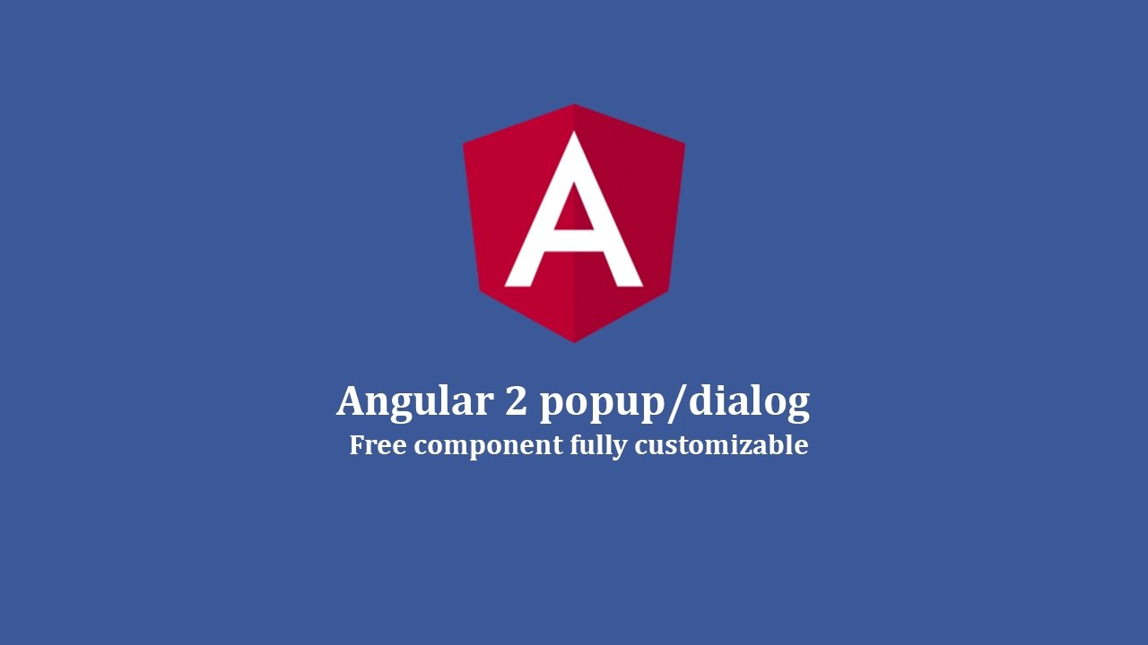 Angular 2 popup/dialog