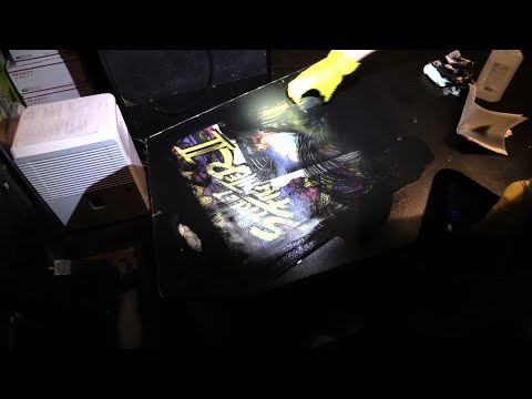 Recovering Arcade Side Art Under Paint - Part 1 | Arcade Restore and Tech