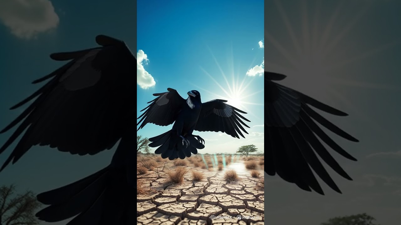 Hailuo Video  Animate a crow flying across  407353057820278788