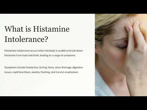 Alcohol and Histamine Intolerance