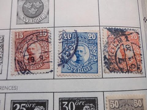 History In Old Sweden Postage Stamps