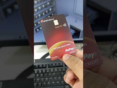🥳 My 23rd Credit Card 🔥, ICICI Bank Coral Rupay Card Card, ICICI Bank Coral Credit Card unboxing