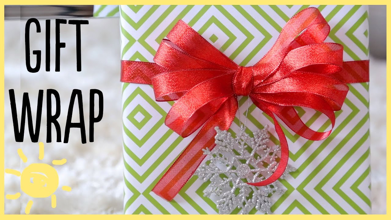 DIY/ Gift Wrap Ideas (+How to Make a Perfect Bow!!)