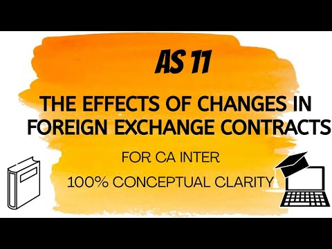 The Effects of Changes in Foreign Exchange Contracts Video Lecture - CA Foundation