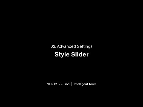 Style Slider - Advanced Settings