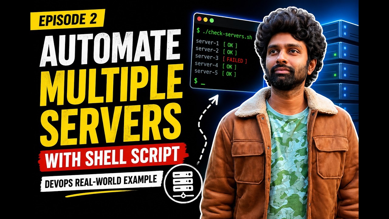 Automate Multiple Servers with Shell Script | DevOps Real-World Example