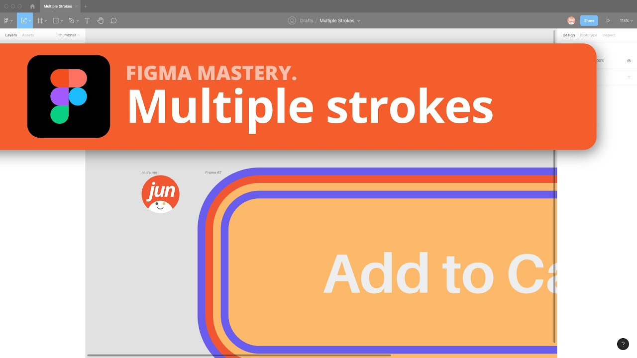 Figma Tips ⚡ - Multiple strokes
