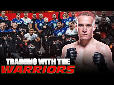 Kai Kara-France Trains with The NZ Warriors Ahead Of His Title Fight