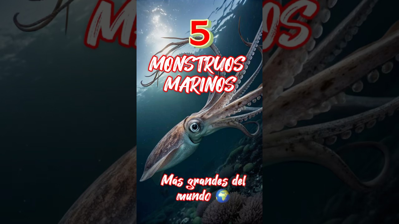 5 Monstruos Marinos más grandes del Mundo #datoscuriosos #datosquenosabias #sabiasque #saberespoder
