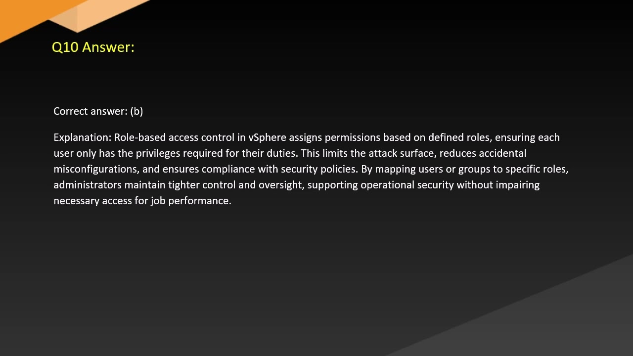 1V0 621 VMware Certified Associate 6 – Data Center Virtualization Exam Free Practice Questions & Ans