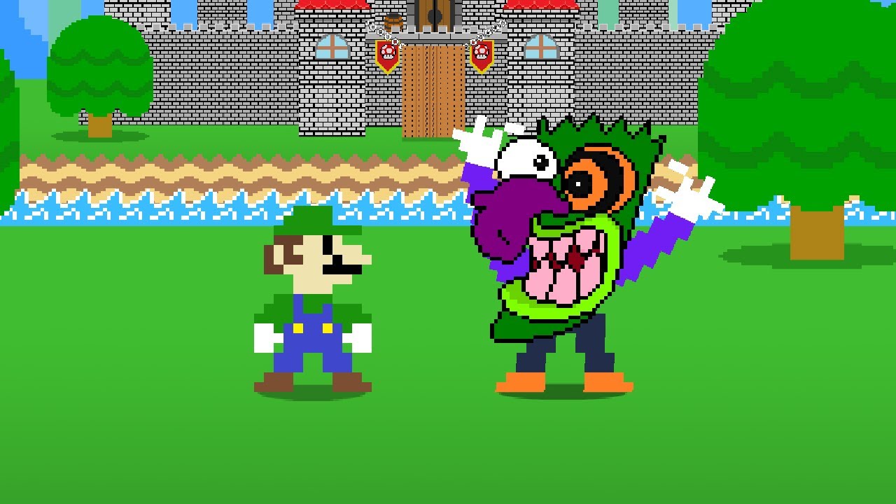 Level UP: If Luigi gets scared, he loses!