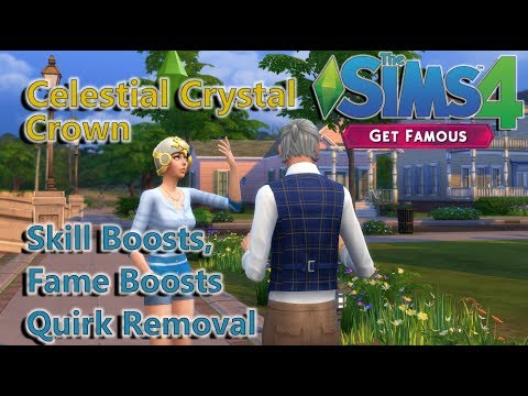 Sims 4 Get Famous Feature: Celestial Crystal Crown (New Object)