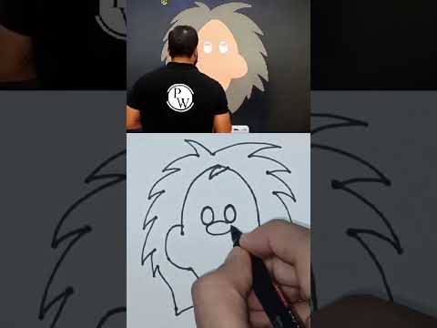 Drawing Tutorial Ft. Rajwant Sir 🤩 Who is he?🤔 Physics Wallah #shorts